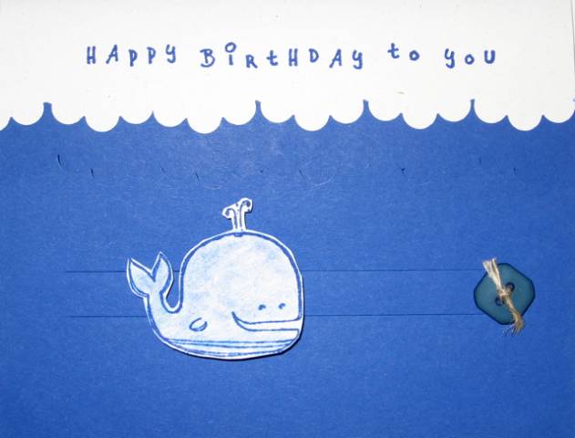 Happy Birthday Whale by pontious at Splitcoaststampers