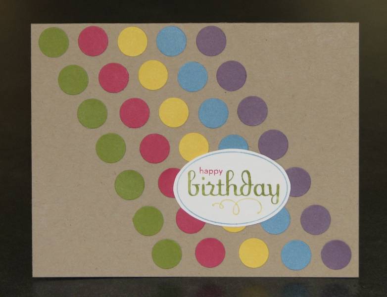 CAS78 Polka Dot Birthday by KEA2004 at Splitcoaststampers