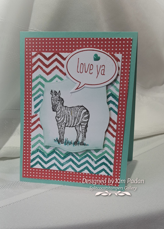 Z is for Zig Zag Zebra by berlycece at Splitcoaststampers