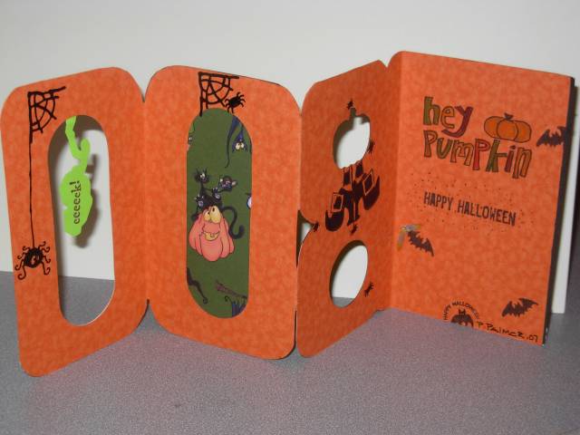 Halloween Punch Card by stamphappy1650 at Splitcoaststampers