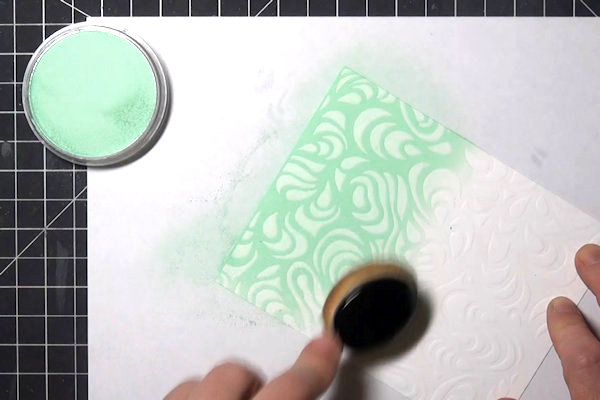 Pastel Stencil Press Tutorial - Splitcoaststampers