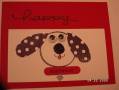 Doggy Punch card by Jenn L at Splitcoaststampers