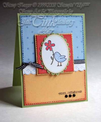 Thank You Card Mojo Monday #43 by JanTInk at Splitcoaststampers