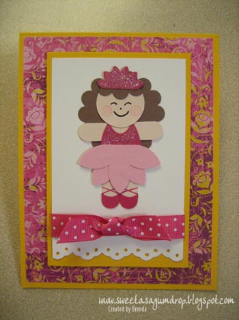Princess Punch Art Card by sweet as a gumdrop at Splitcoaststampers