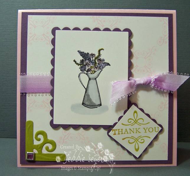 CC205 Elegant Thank You by debbiemom23cs at Splitcoaststampers