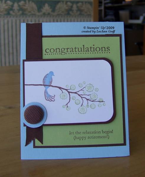 Congrats Bird by flowerbugnd1 at Splitcoaststampers