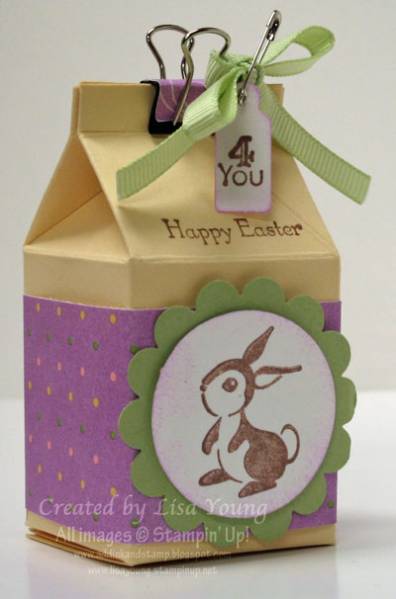 Easter Milk Carton by genesis at Splitcoaststampers