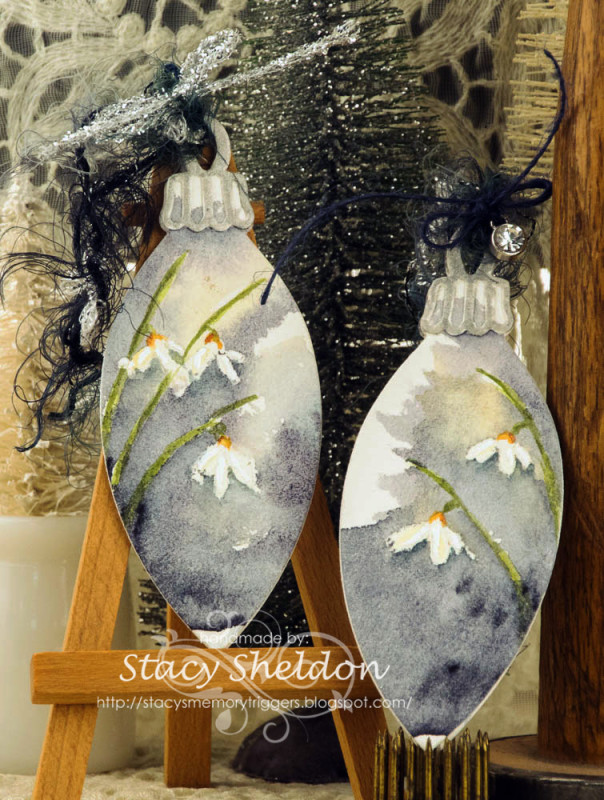 WCW196 Snowdrop Tags by JBgreendawn at Splitcoaststampers