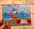 Surfing Santa Beach Day Christmas Card by Stamps-n-lingers at ...
