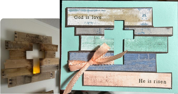 IC995 Cut out Cross by CAR372 at Splitcoaststampers