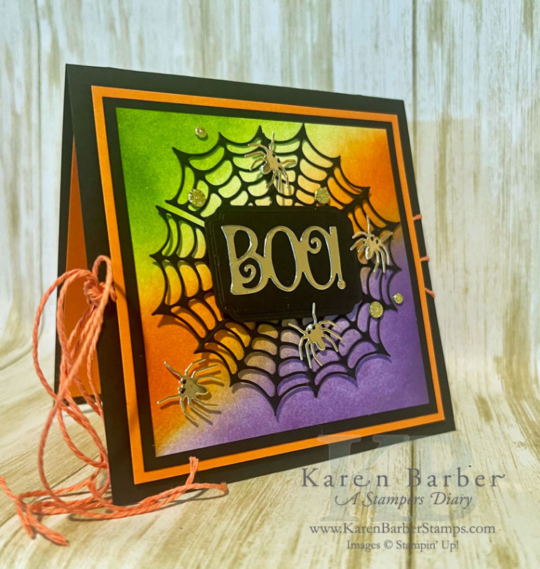 CC1073 - FRIGHT NIGHT....BOO!!! by Karen B Barber at Splitcoaststampers