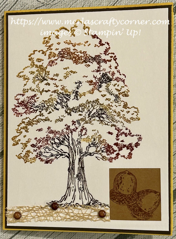Amber Trees by CraftyMerla at Splitcoaststampers