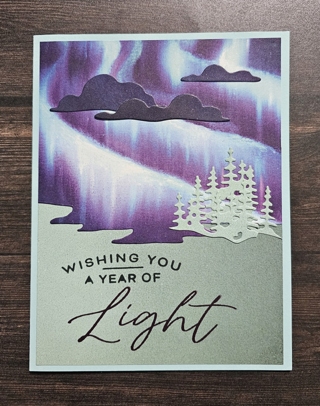 Northern night by ladystampz at Splitcoaststampers