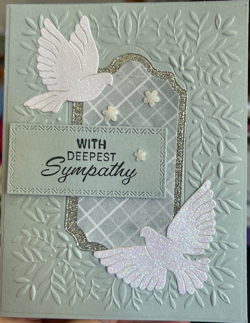 deepest sympathy with doves by CAR372 at Splitcoaststampers
