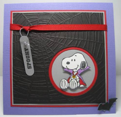 Spooky Snoopy, TSSC39 by Susiespotless at Splitcoaststampers