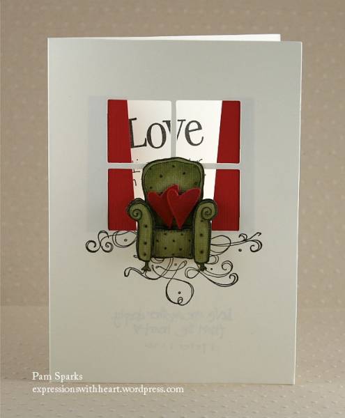 Love lives 4ever in the heart by stampit74 at Splitcoaststampers