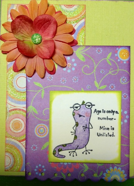 Unlisted Number Birthday Card by creatableme at Splitcoaststampers