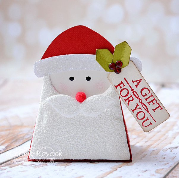 Santa Treat Box by chelemom at Splitcoaststampers