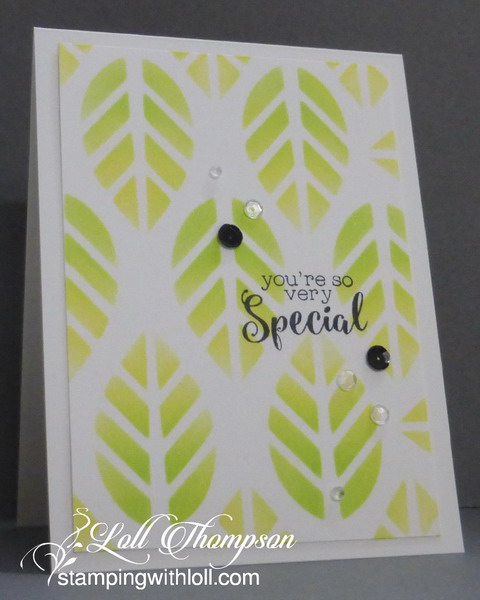 You're Special by Loll Thompson at Splitcoaststampers