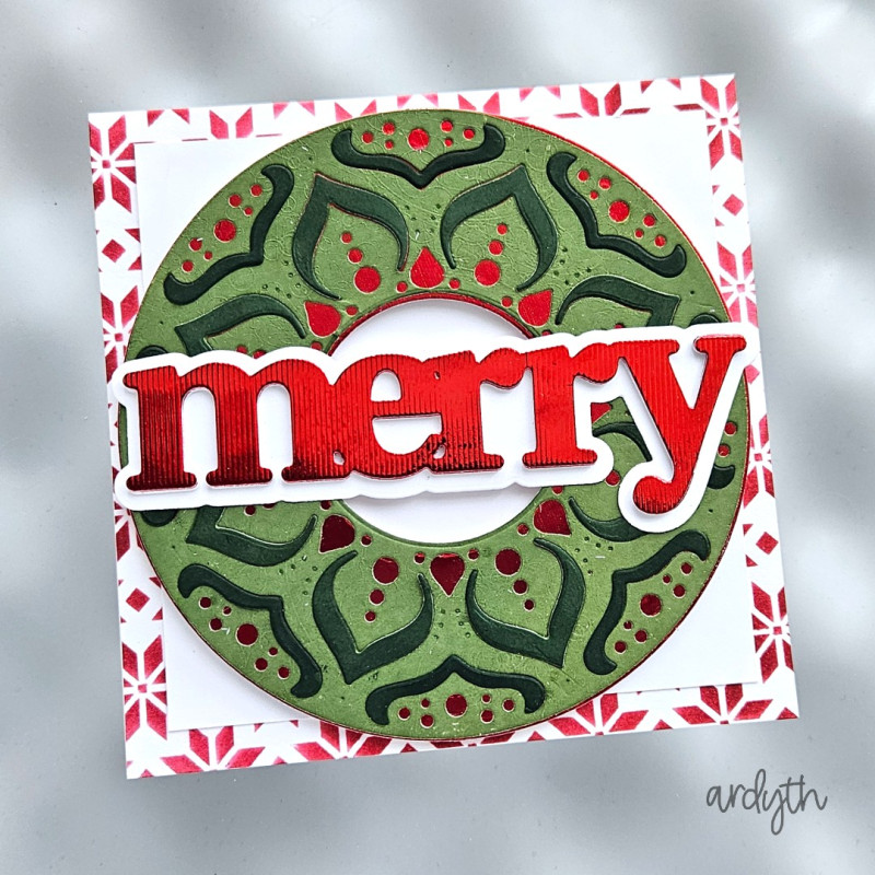 FS919 - Merry Wreath by Ardyth at Splitcoaststampers