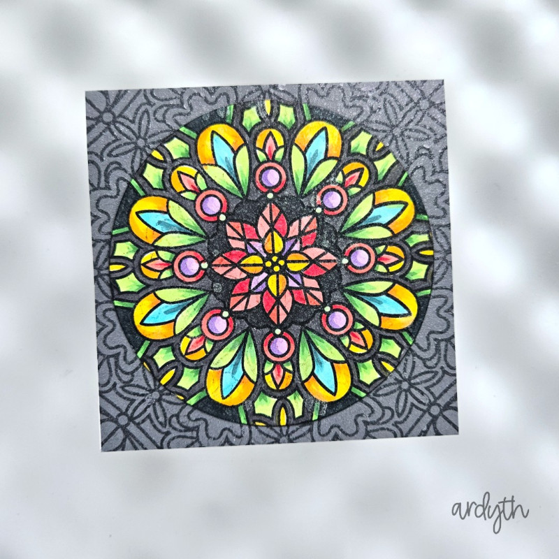 FS924 - Dark Mandala by Ardyth at Splitcoaststampers