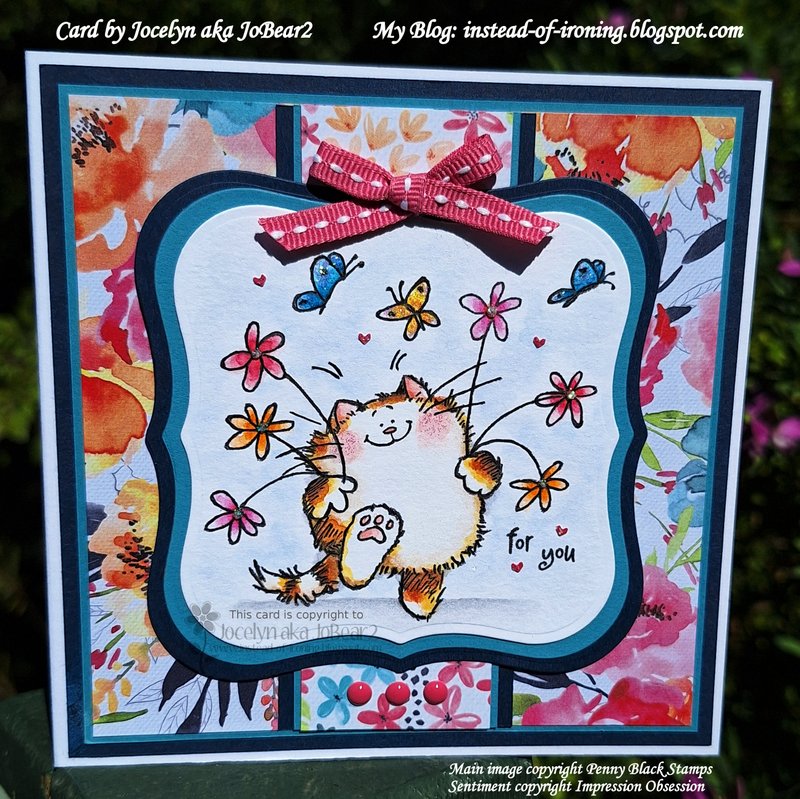 F4A763 Flower Frolic! by JoBear2 at Splitcoaststampers