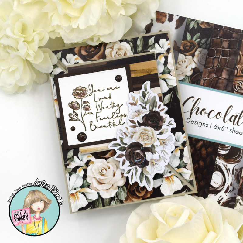 Chocolate Flowers by Vervegirl at Splitcoaststampers