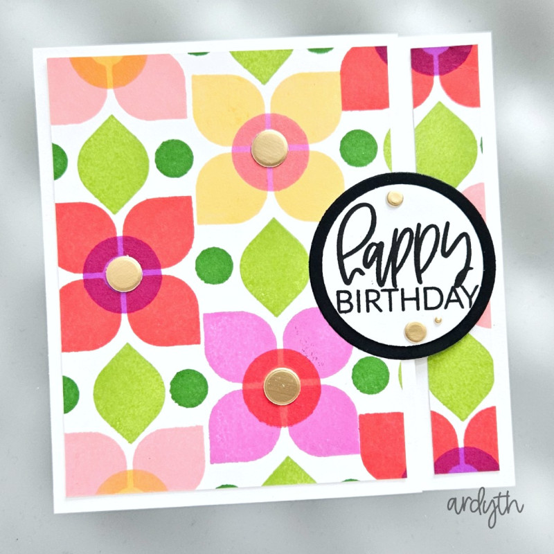 Inspired Old-School Stamping (Z fold) by Ardyth at Splitcoaststampers