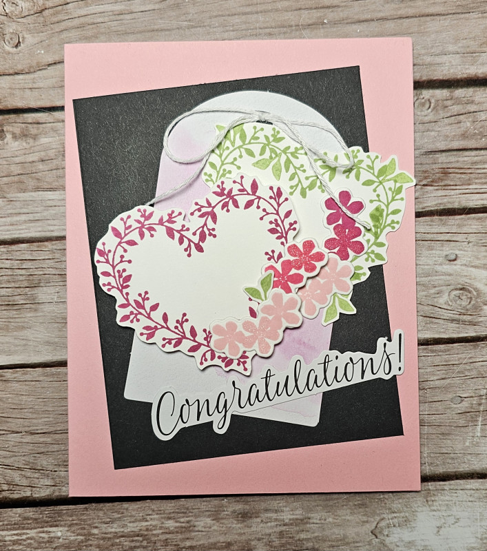Some sweet congratulations by ladystampz at Splitcoaststampers
