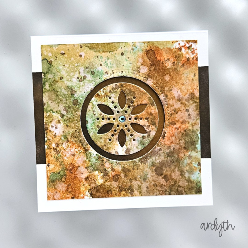 FS960- Faux Metallic Floral by Ardyth at Splitcoaststampers