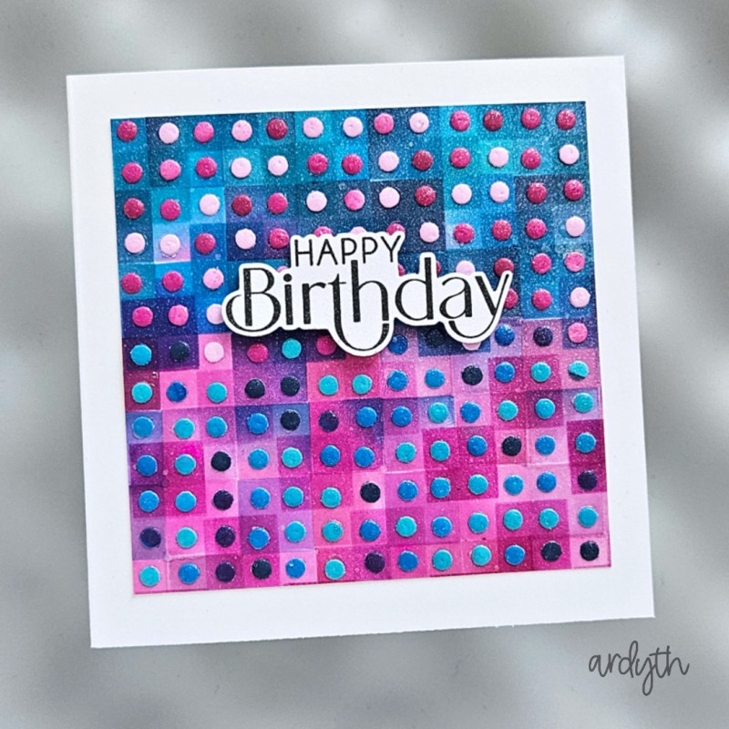 Inspired by Art - Pink Birthday by Ardyth at Splitcoaststampers