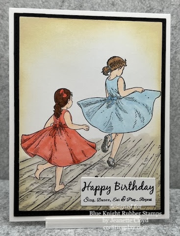 BK - Birthday and Dancing Girls by Forest Ranger at Splitcoaststampers