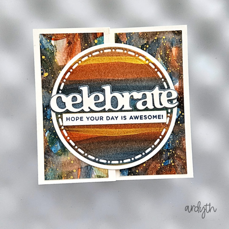 Easy Watercolour techniques - Stripes and Ovals by Ardyth at ...