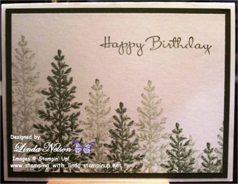 Lovely as a Tree Birthday Card by lnelson74 at Splitcoaststampers